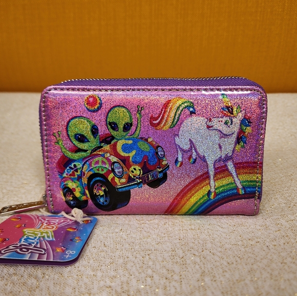 Loungefly | Bags | Loungefly Lisa Frank Color Block Rainbow Iridescent ...